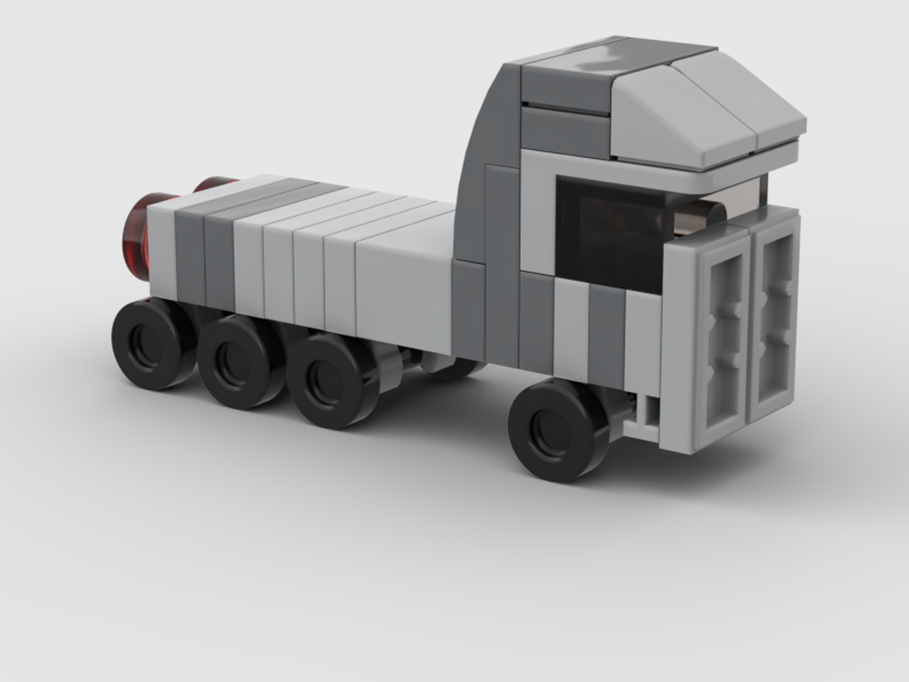 LEGO MOC 8x8 mini Flatbed truck by ethank | Rebrickable - Build with LEGO