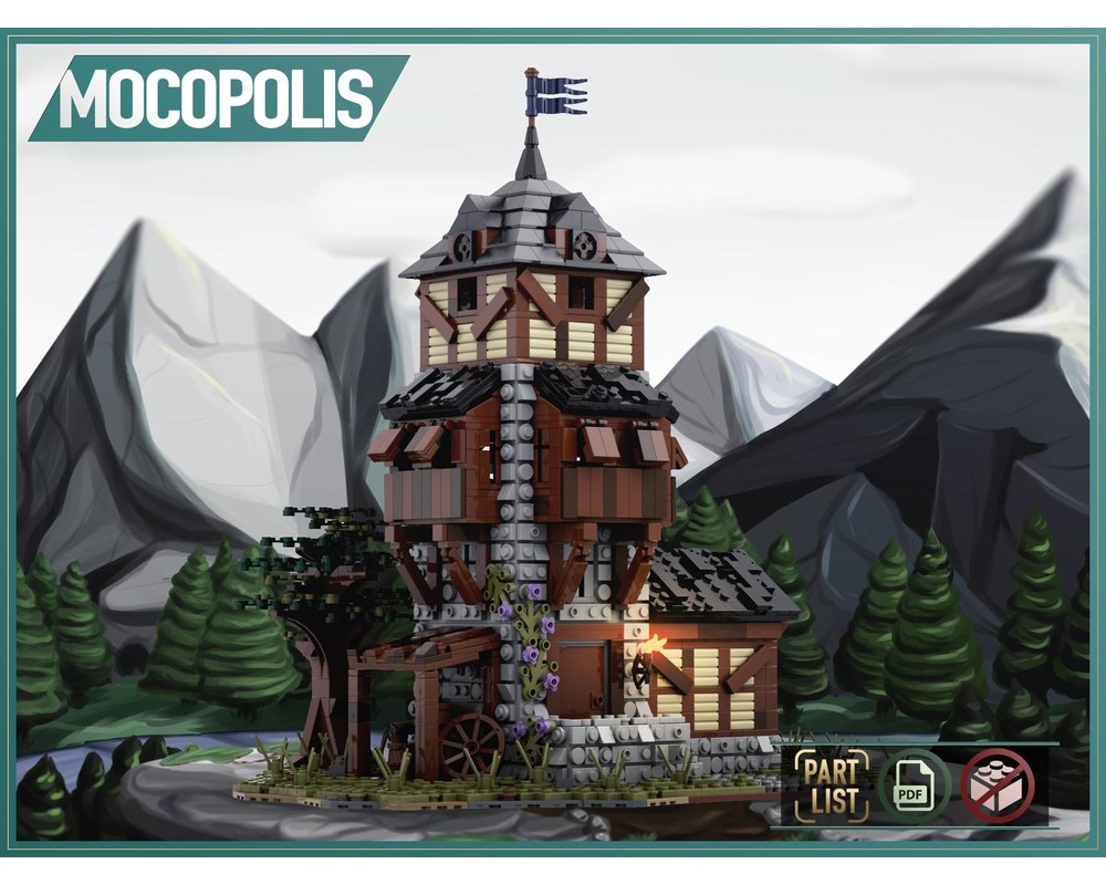 LEGO MOC LEGO MOC Medieval Watchtower | PDF instructions (NO PARTS) by ...