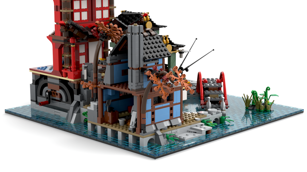 LEGO MOC Temple of Airjitzu modification by brickgloria | Rebrickable ...