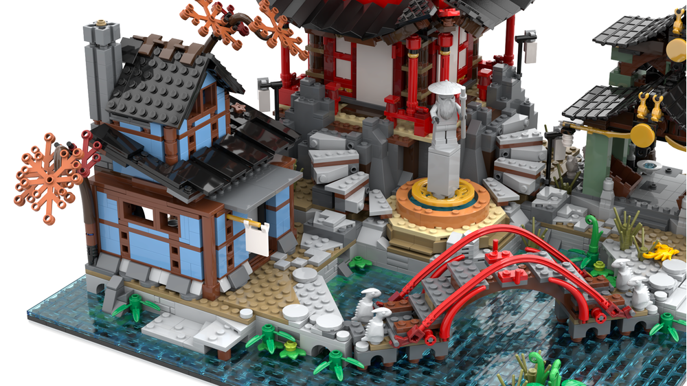 LEGO MOC Temple of Airjitzu modification by brickgloria | Rebrickable ...