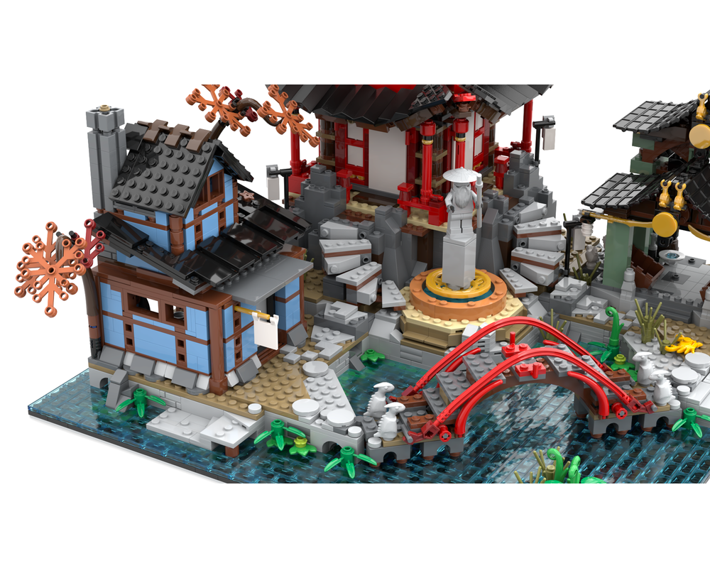 LEGO MOC Temple of Airjitzu modification by brickgloria | Rebrickable ...