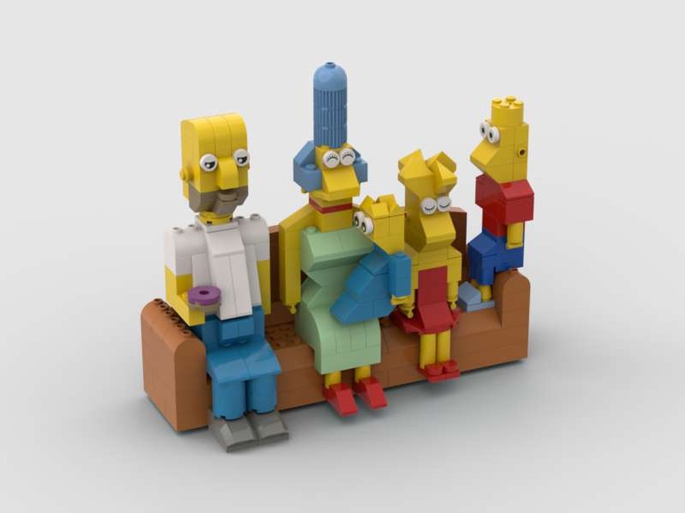 Lego Moc The Simpsons By Bresd75 Rebrickable Build With Lego