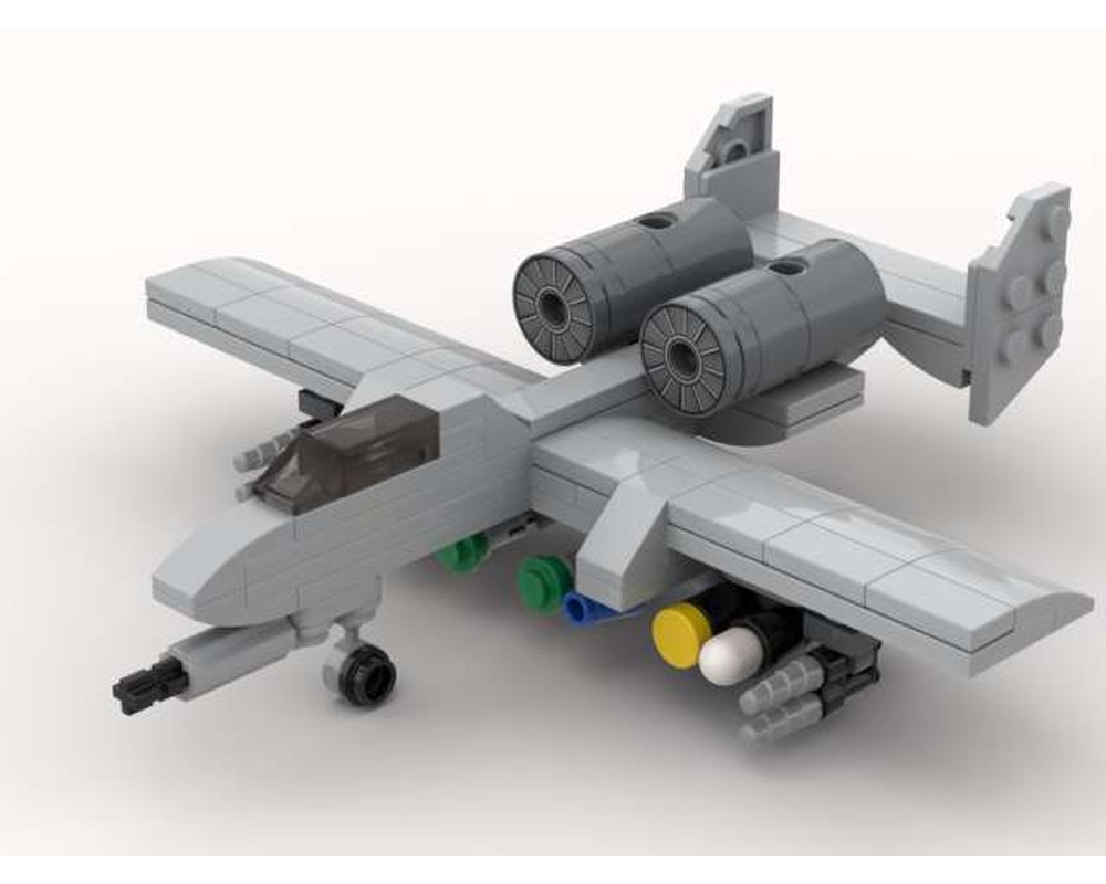 LEGO MOC A-10 Thunderbolt ("Warthog") mini v2 [Remastered] by meregt ...