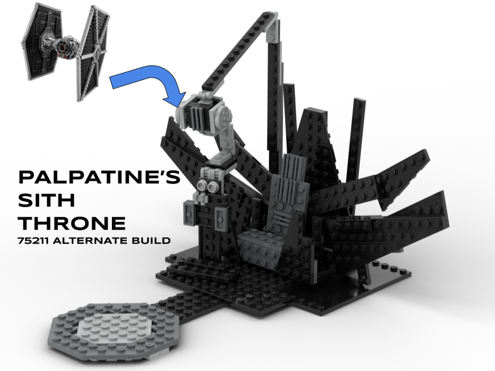 LEGO MOC Palpatine's Sith Throne - 75211 alternate build - Star Wars ...