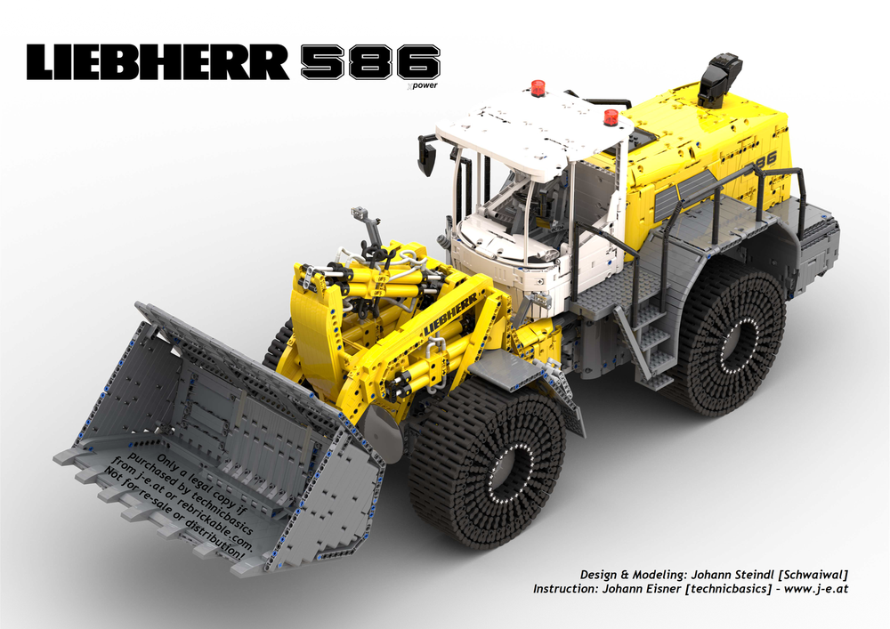 LEGO MOC Liebherr L586 - Pro Version by technicbasics | Rebrickable ...
