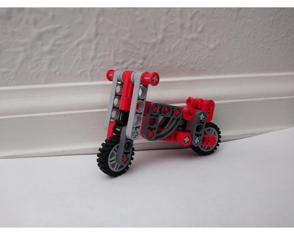 LEGO MOC red motorcycle by Erickbuilds | Rebrickable - Build with LEGO