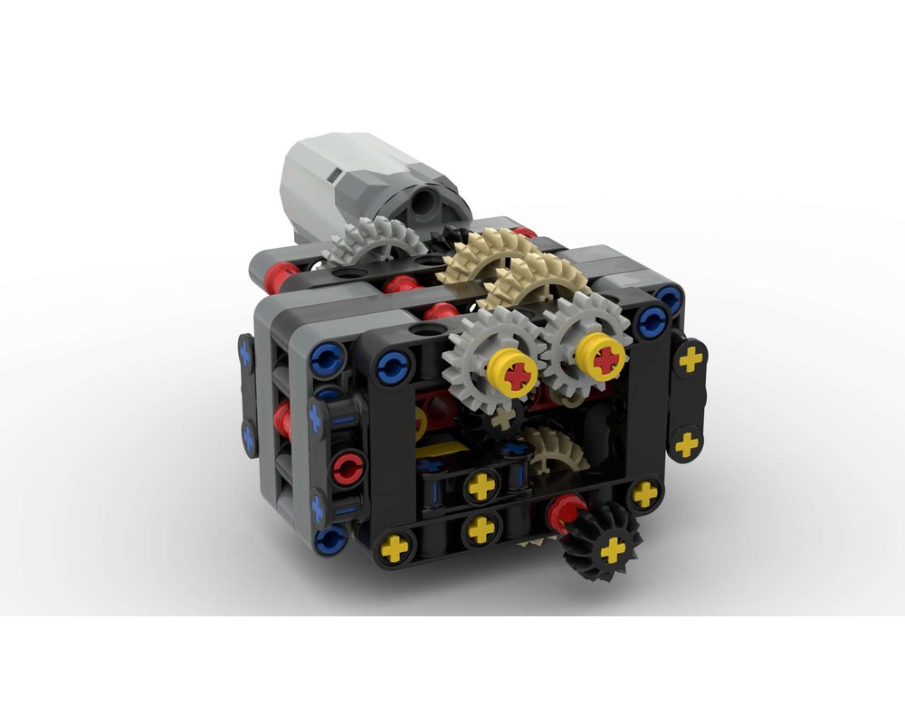 Lego Moc Compact 2 Speed Automatic Gearbox By Technicbrickpower