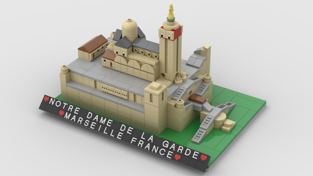 LEGO MOC Notre Dame De La Garde Basilica Version 2.0 by CBSNAKE ...