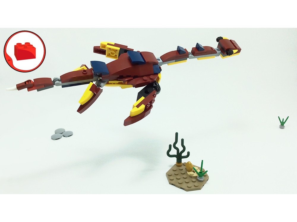 LEGO MOC Plesiosaur Dinosaur MOC - Lego Creator 31102 by Bricks Ideas ...