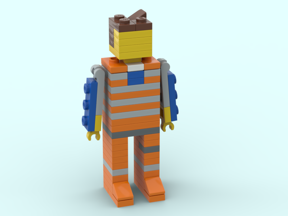 LEGO MOC Emmet Brickfigure by sm6rf8 | Rebrickable - Build with LEGO