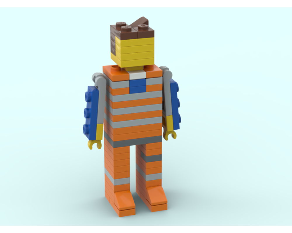 LEGO MOC Emmet Brickfigure by sm6rf8 | Rebrickable - Build with LEGO
