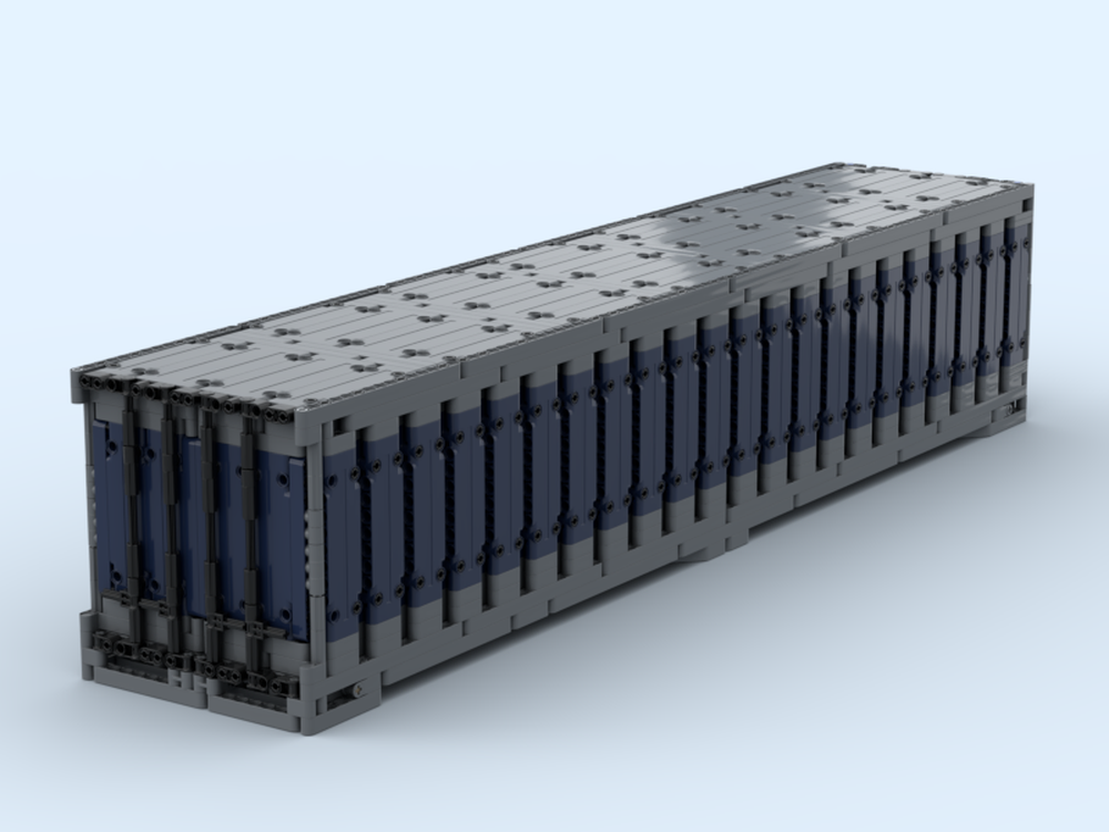 LEGO MOC 40' Overseas Container in Scale 1:17 (90 x 18 x 19 Studs) by ...