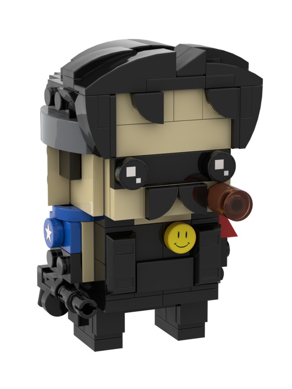 Lego Moc Watchmen The Comedian Brickheadz By Fmbricks Rebrickable