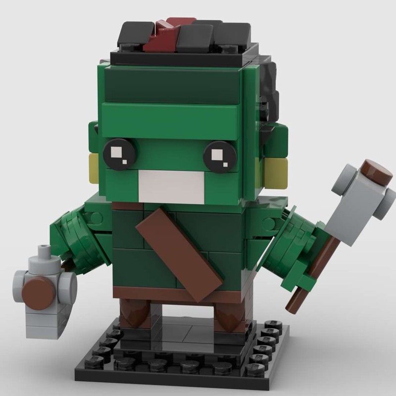 Lego Moc Orc Raider Young Thrall By Sethai Rebrickable Build With Lego