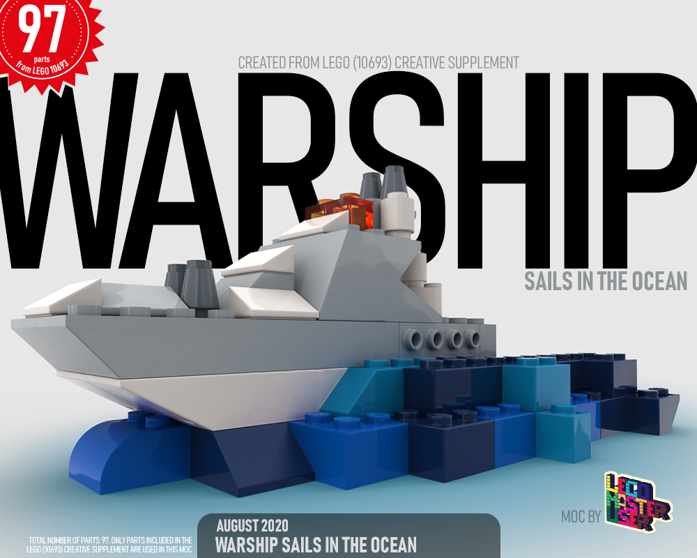 LEGO MOC Warship sails by legomasteruser | Rebrickable - Build with LEGO