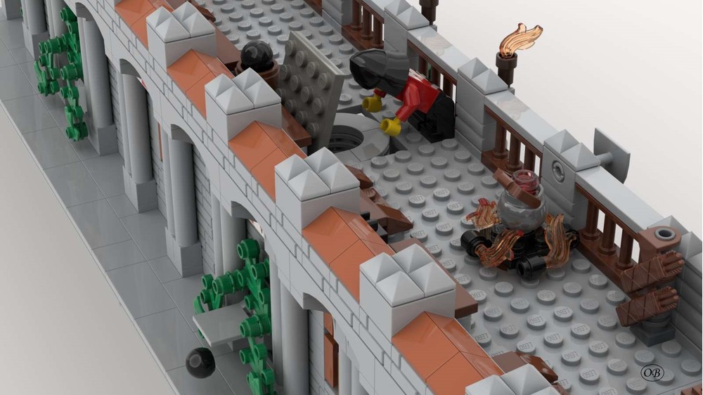 LEGO MOC Castle Wall by LegoBricking | Rebrickable - Build with LEGO