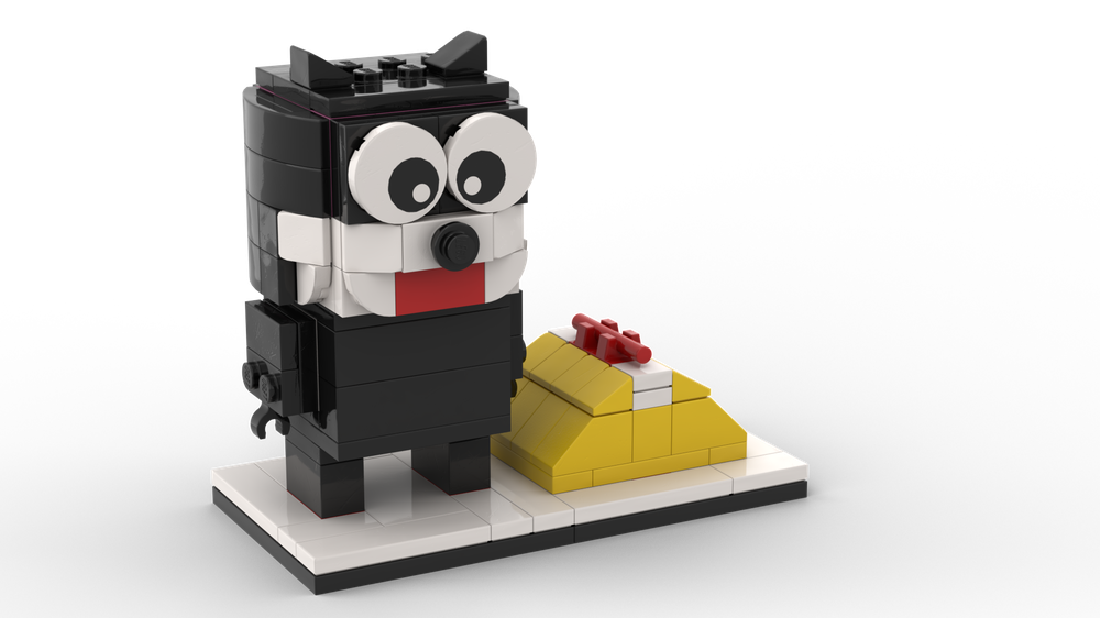 LEGO MOC Brickheadz - Felix the cat by LiuWong | Rebrickable - Build ...