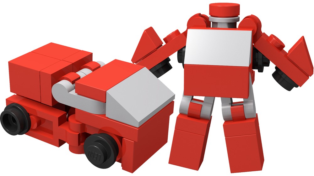 Lego Moc Transformers G1 Ironhide Mini Mecha By Freshbricks