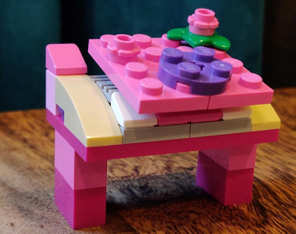 LEGO MOC Pink BBQ-Grill by AngiKiki | Rebrickable - Build with LEGO