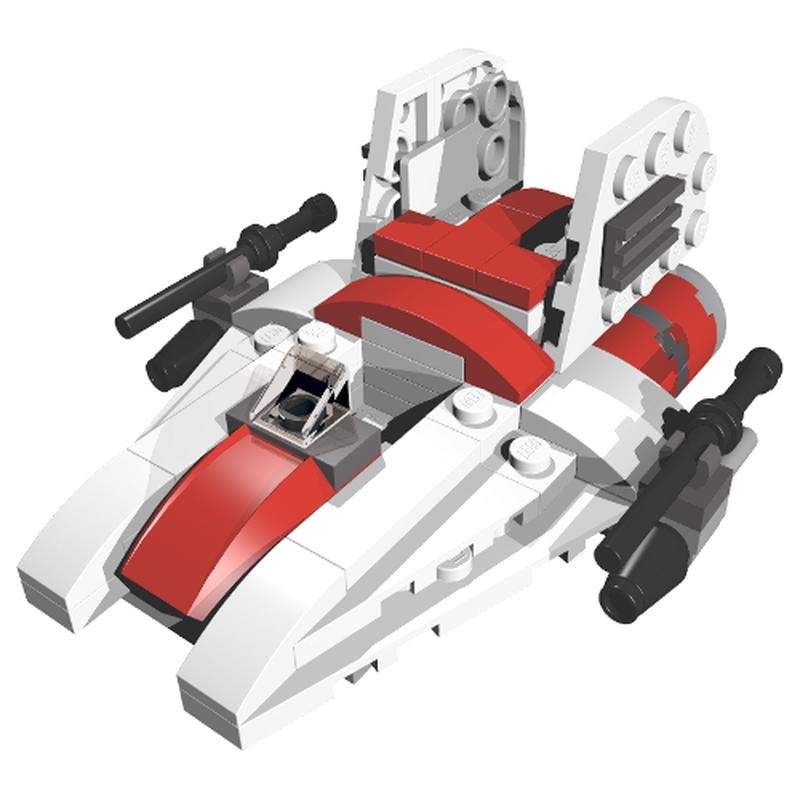 Lego Moc Microfighter A Wing Mod A And Mod B By Berth Rebrickable