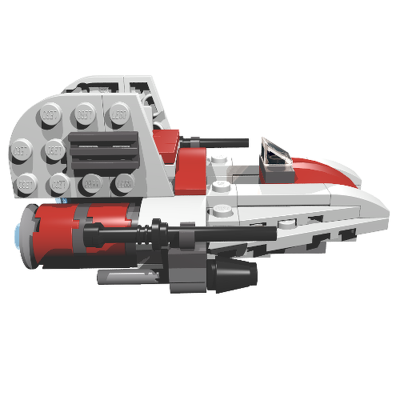 Lego Moc Microfighter A Wing Mod A And Mod B By Berth Rebrickable
