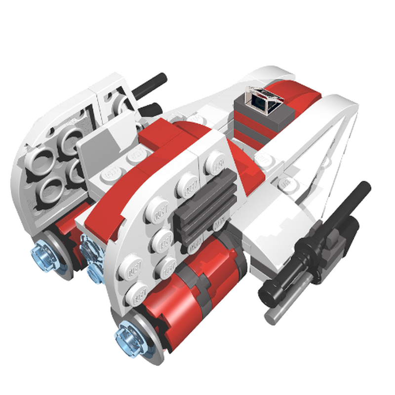 Lego Moc Microfighter A Wing Mod A And Mod B By Berth Rebrickable