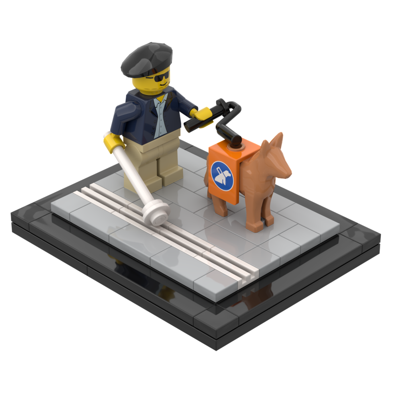 LEGO MOC Guide Dog by MarcAndreWyss | Rebrickable - Build with LEGO