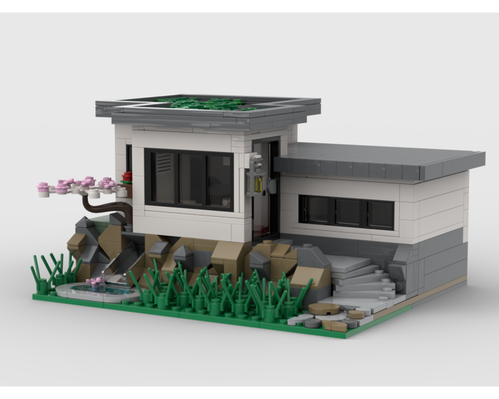 LEGO MOC Hillside House By Plan Rebrickable Build With LEGO