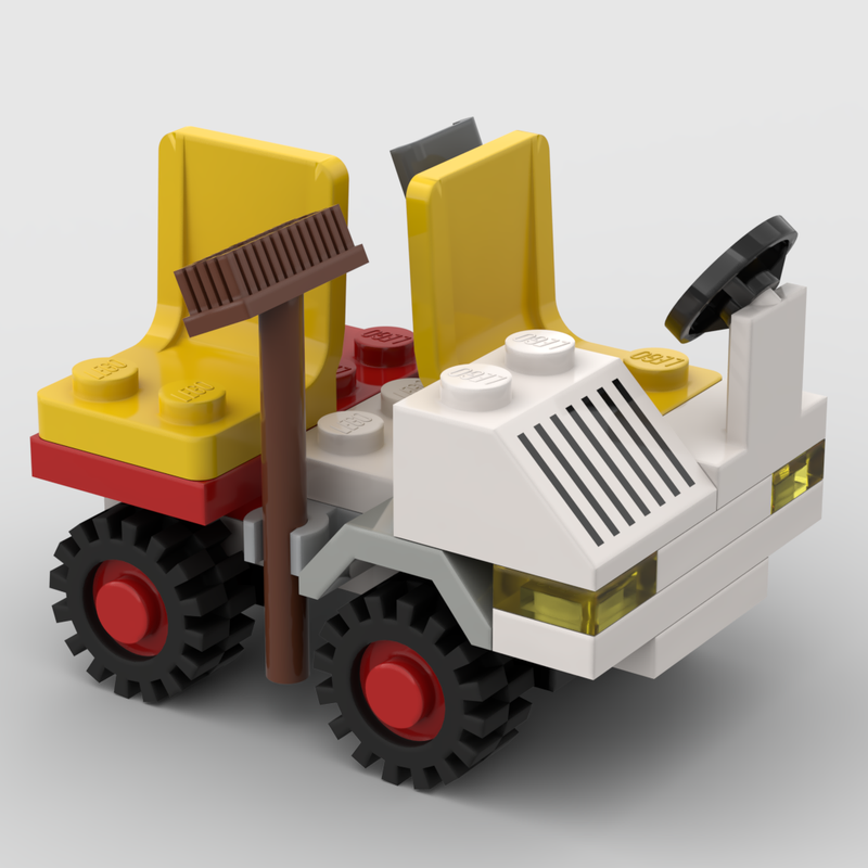LEGO MOC Mini Cleaning Truck by L1ma | Rebrickable - Build with LEGO