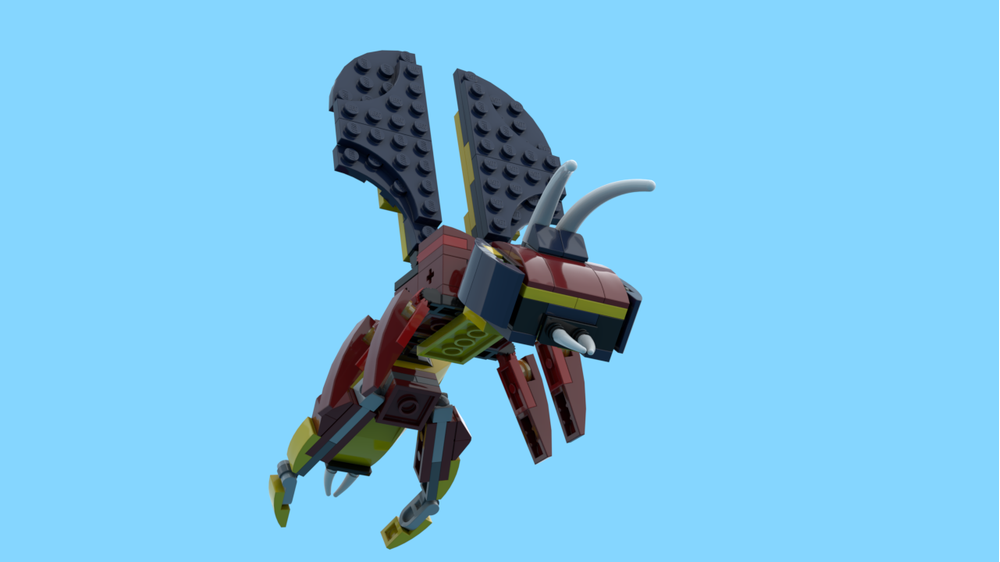 LEGO MOC 31102-Paper Wasp by oshum | Rebrickable - Build with LEGO