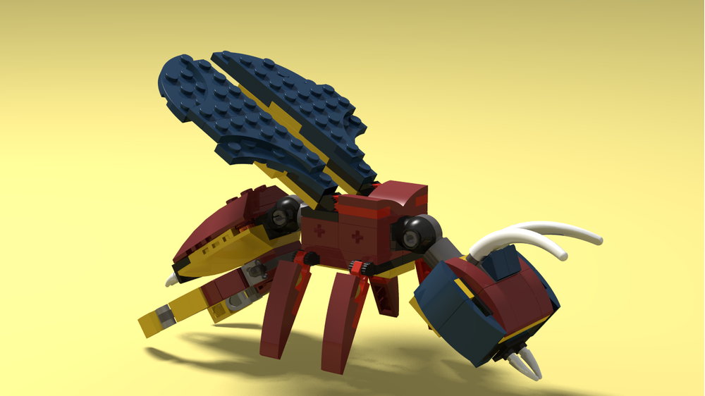 LEGO MOC 31102-Paper Wasp by oshum | Rebrickable - Build with LEGO