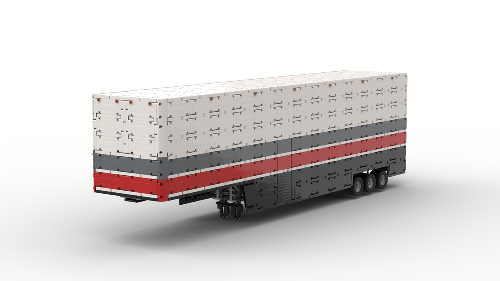 LEGO MOC Race Car Semi Trailer by Lucioswitch81 | Rebrickable - Build ...