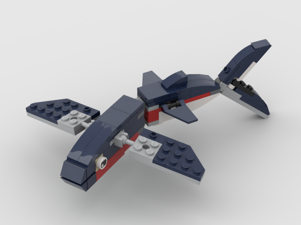 LEGO MOC 31088 - Flying Fish by Seabie | Rebrickable - Build with LEGO
