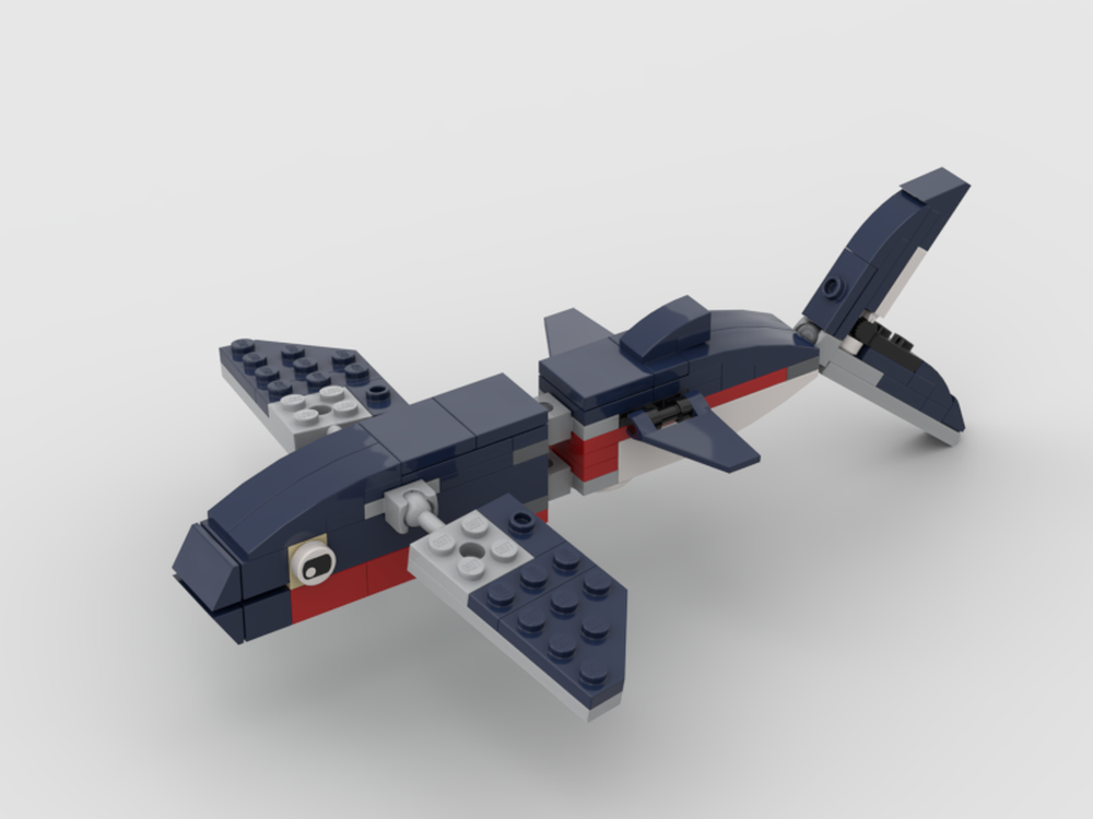 LEGO MOC 31088 - Flying Fish by Seabie | Rebrickable - Build with LEGO