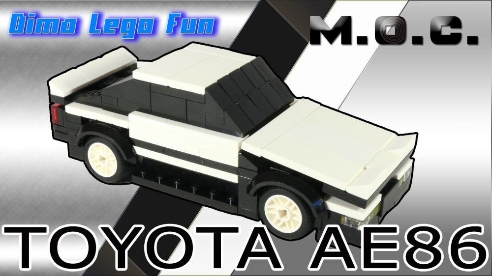 LEGO MOC Toyota AE86 by Zagdima | Rebrickable - Build with LEGO