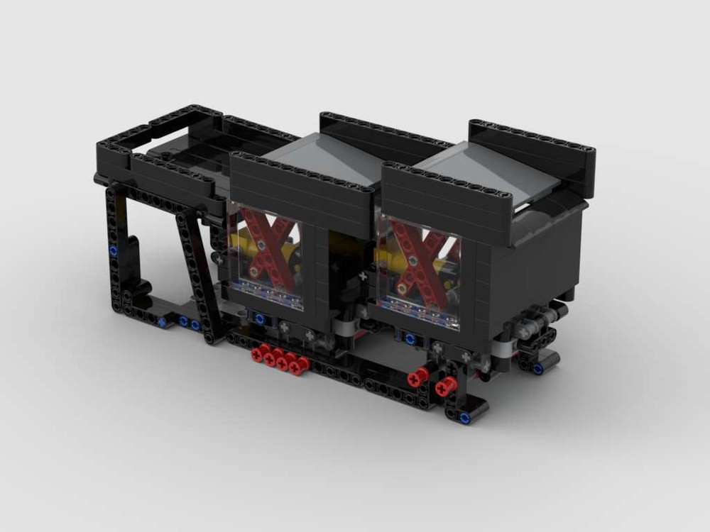 LEGO MOC Pneumatic Scissor Stepper GBC by KINBricks | Rebrickable ...