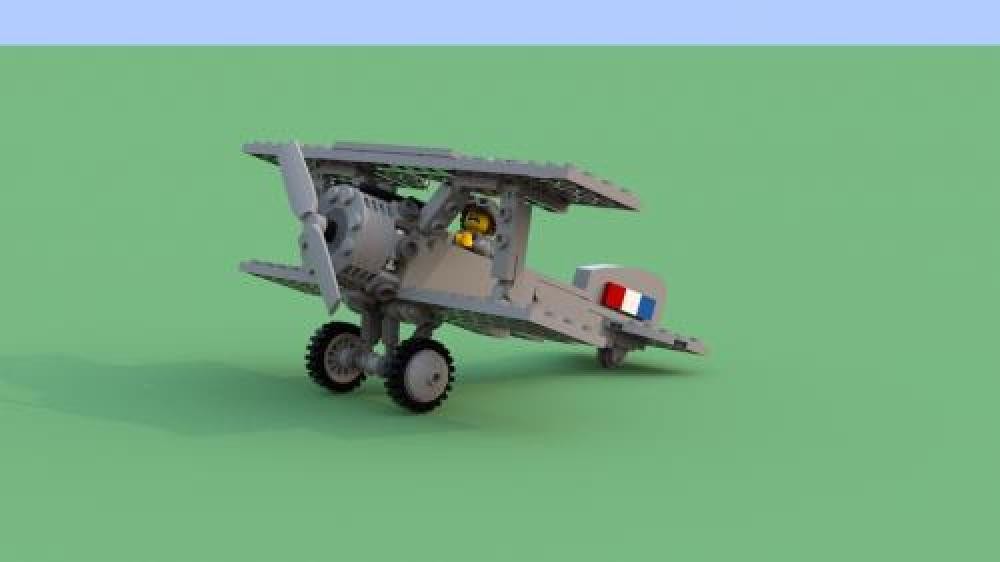 LEGO MOC-5014 WWI fighter by mitch | Rebrickable - Build with LEGO