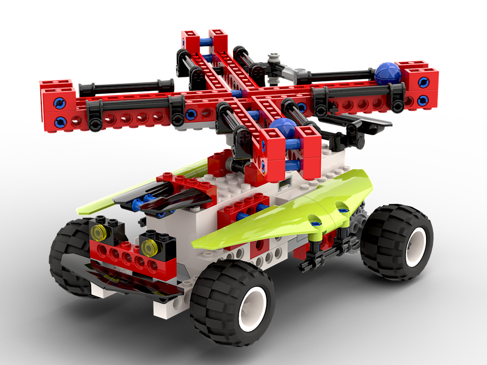 LEGO MOC Cross track Marble ball Car - Kinetic sculpture by Mr_rigo ...