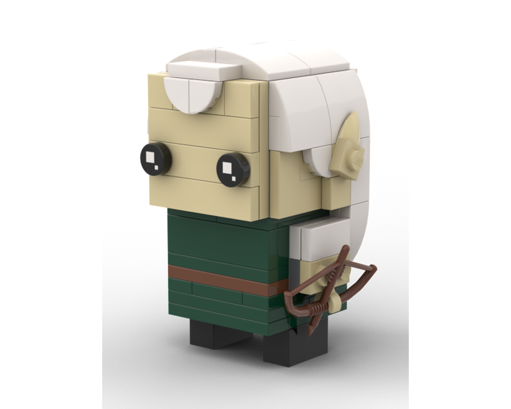 LEGO MOC Legolas Brickheadz by Nicole1 | Rebrickable - Build with LEGO