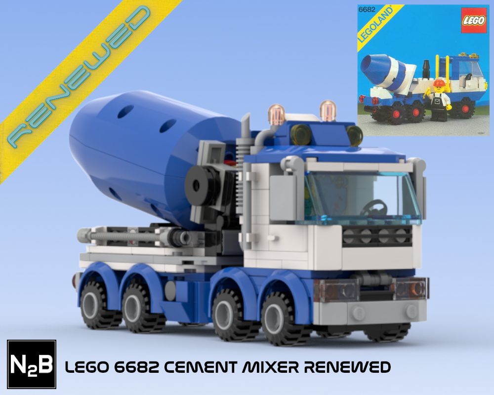LEGO MOC Cement Mixer remake by n2brick | Rebrickable - Build with LEGO