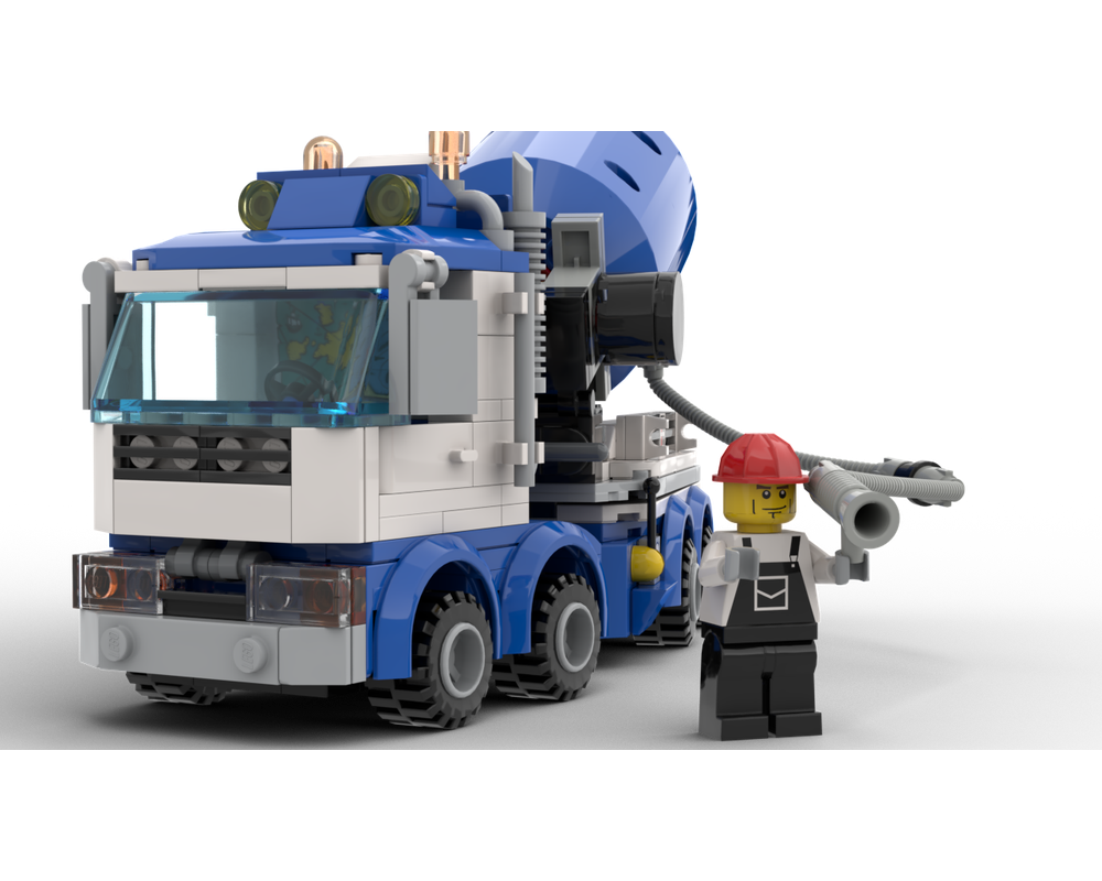 LEGO MOC Cement Mixer remake by n2brick | Rebrickable - Build with LEGO