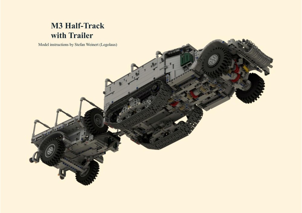LEGO MOC M3 Half-Track by legolaus | Rebrickable - Build with LEGO