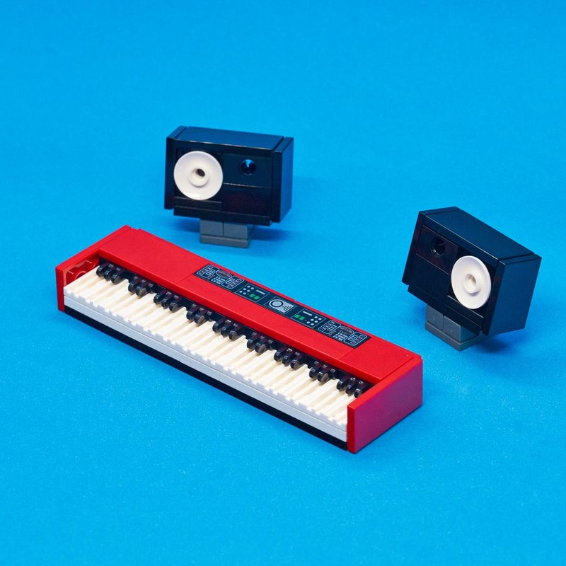 LEGO MOC Nord Stage Digital Piano Keyboard by jhuangtw | Rebrickable ...
