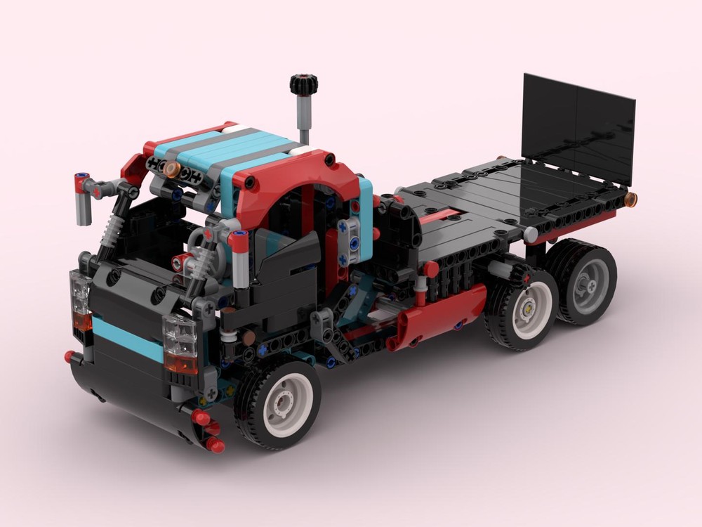 LEGO MOC Flatbed Recovery Truck by Matt Cox 1971 | Rebrickable - Build ...