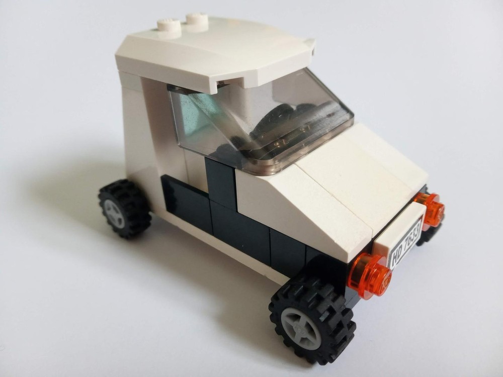 LEGO MOC Small white and black car by Jimboblimb | Rebrickable - Build ...
