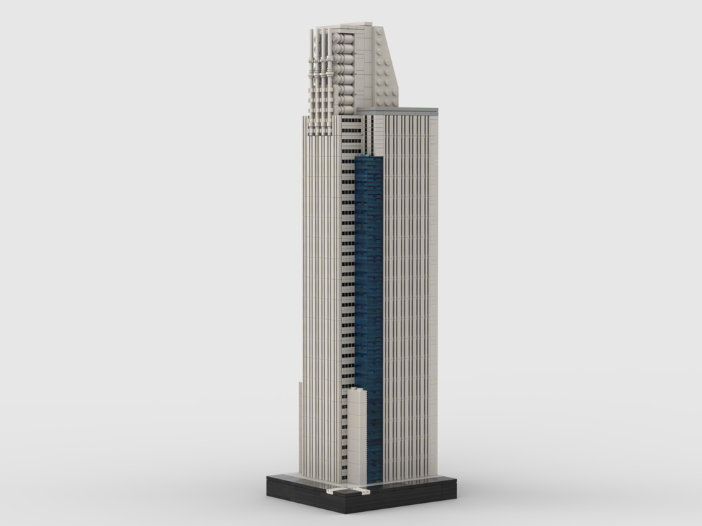 Lego Moc Grant Thornton Tower At 1650th Scale By Funnytacobunny