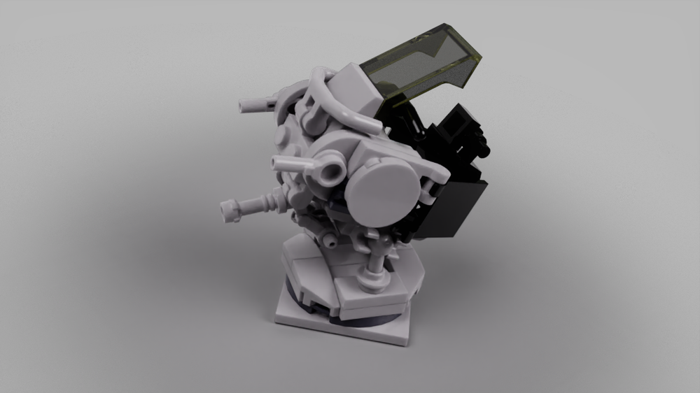 LEGO MOC Sci-fi Turret by TheGecko7 | Rebrickable - Build with LEGO
