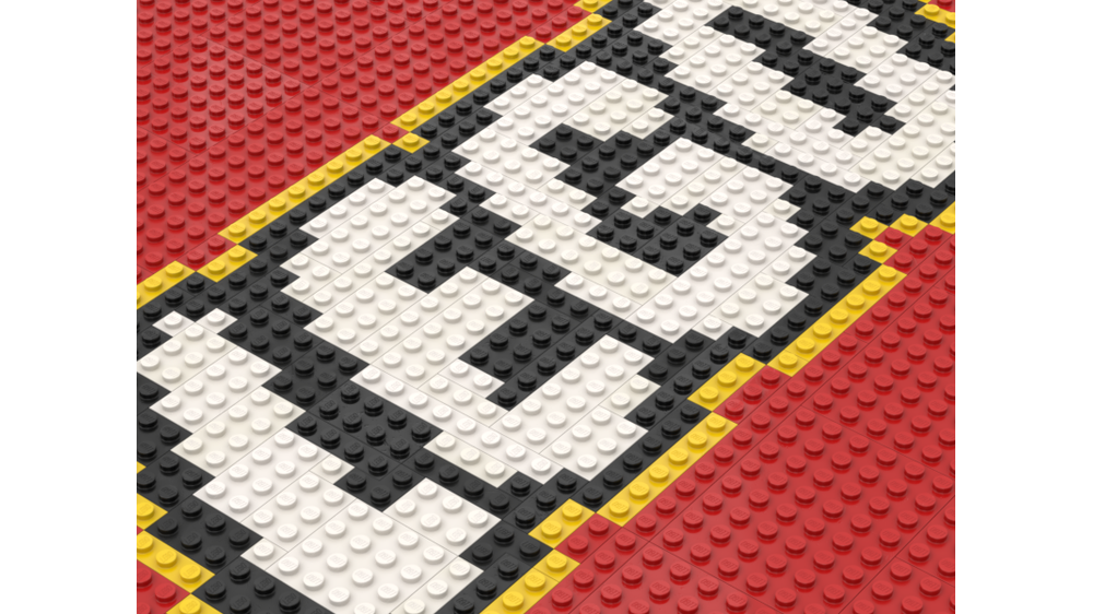 LEGO MOC Lego Logo Sign by ClickenBricks | Rebrickable - Build with LEGO