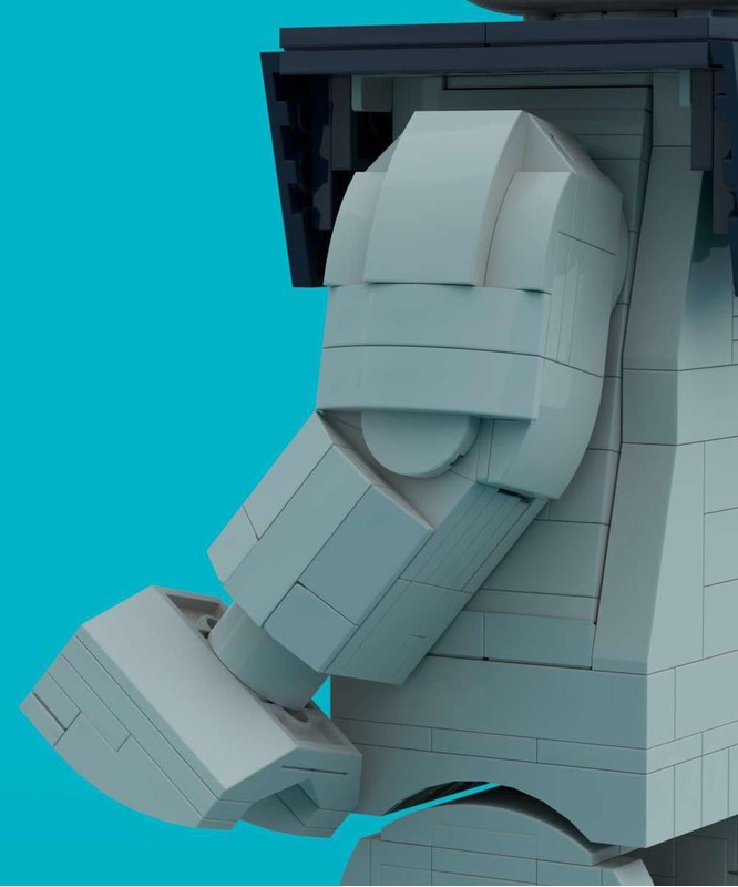 LEGO MOC Stay Puft (articulated maxifig) by BeTheSquirrel | Rebrickable ...