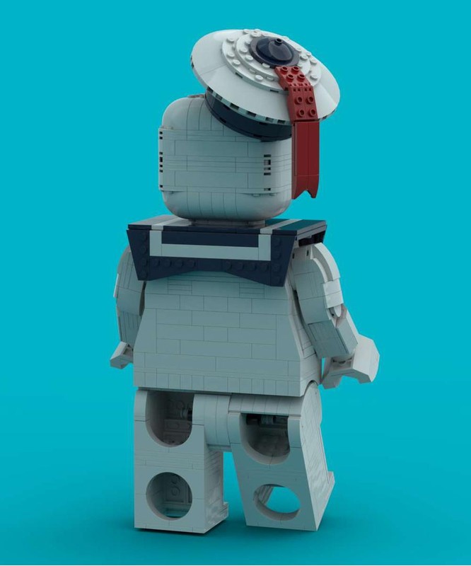 LEGO MOC Stay Puft (articulated maxifig) by BeTheSquirrel | Rebrickable ...